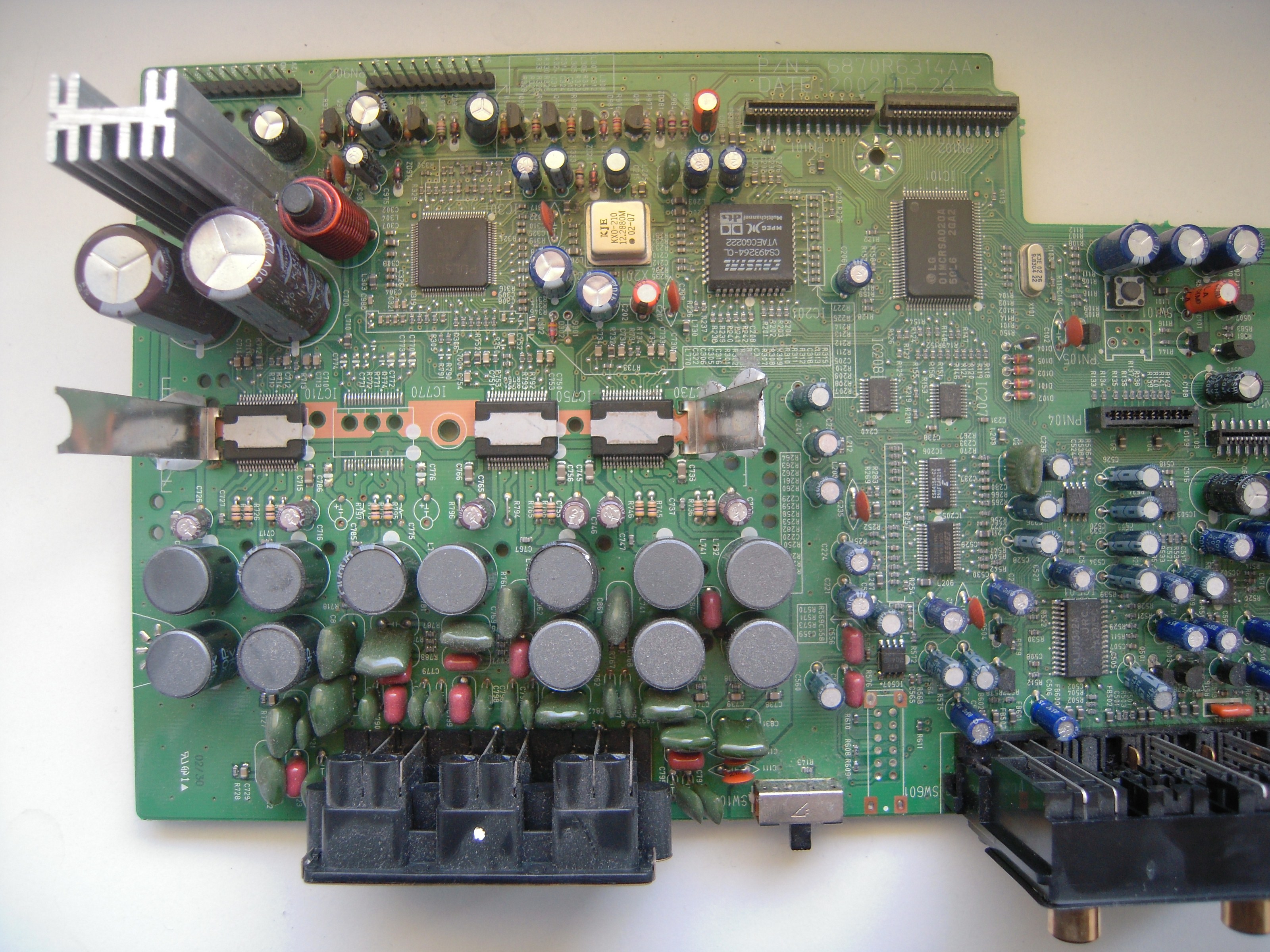 LG DA-3620 - Grają tylko dwa kanały, brak napięć - elektroda.pl