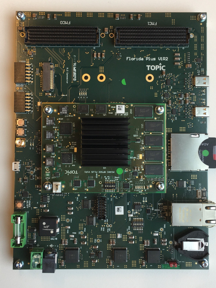 Zestaw Florida Plus - płytka deweloperska i MPSoC z Zynq Ultrascale+
