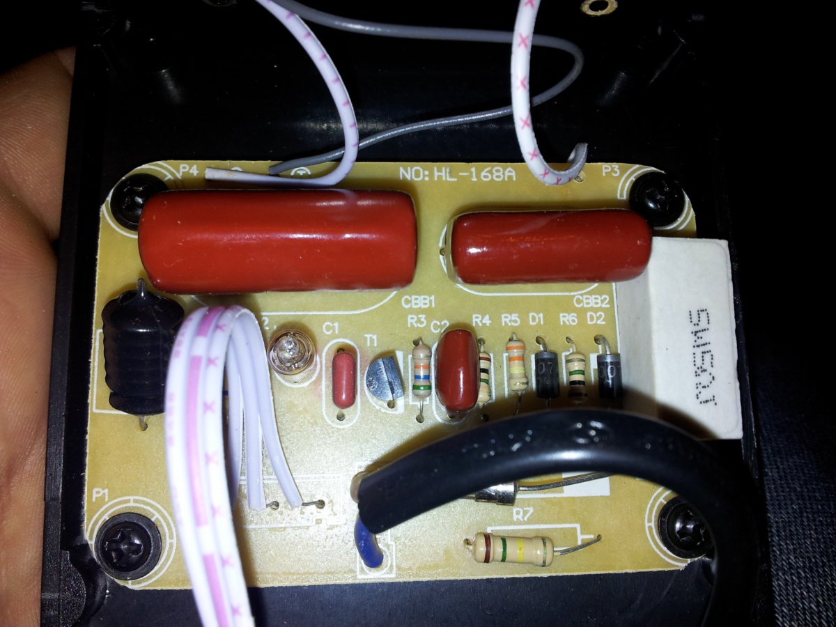 Stroboskop mini 20W HQPOWER przeróbka. Prośba o pomoc.