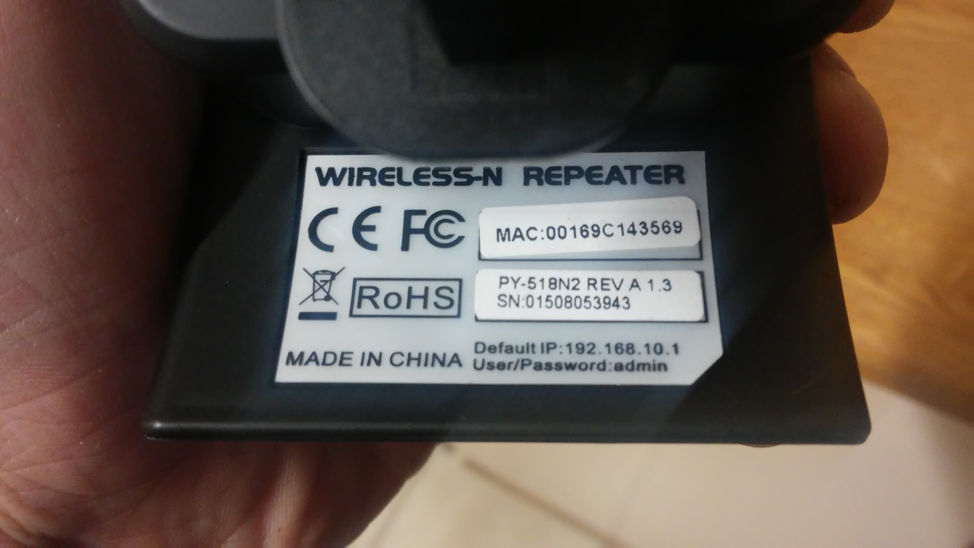 HG533 - Router WiFi + Wifi Repeater pingi 10-30sekund