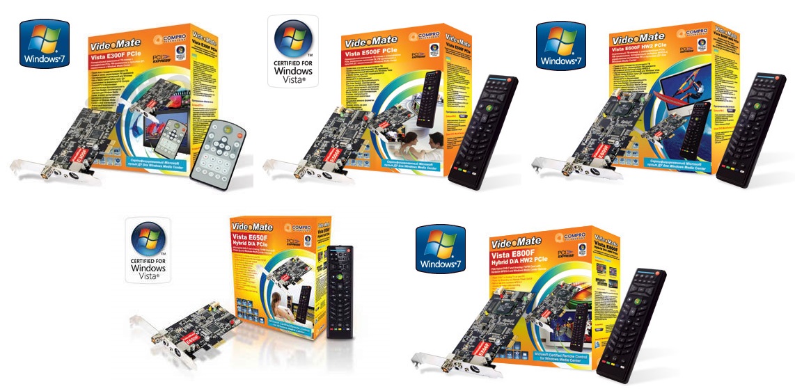 Compro VideoMate, karty TV PCI-E, instrukcje EN. - elektroda.pl