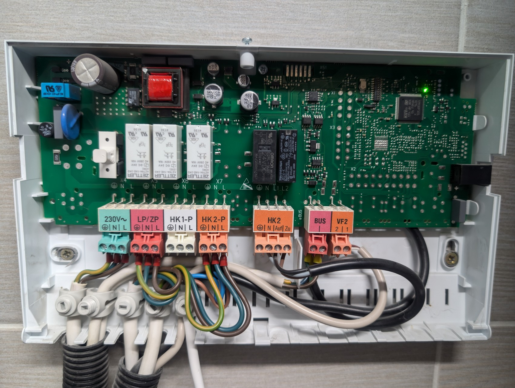 Connecting Danfoss Link BR Relay to Vaillant ecoTec Plus Boiler ...