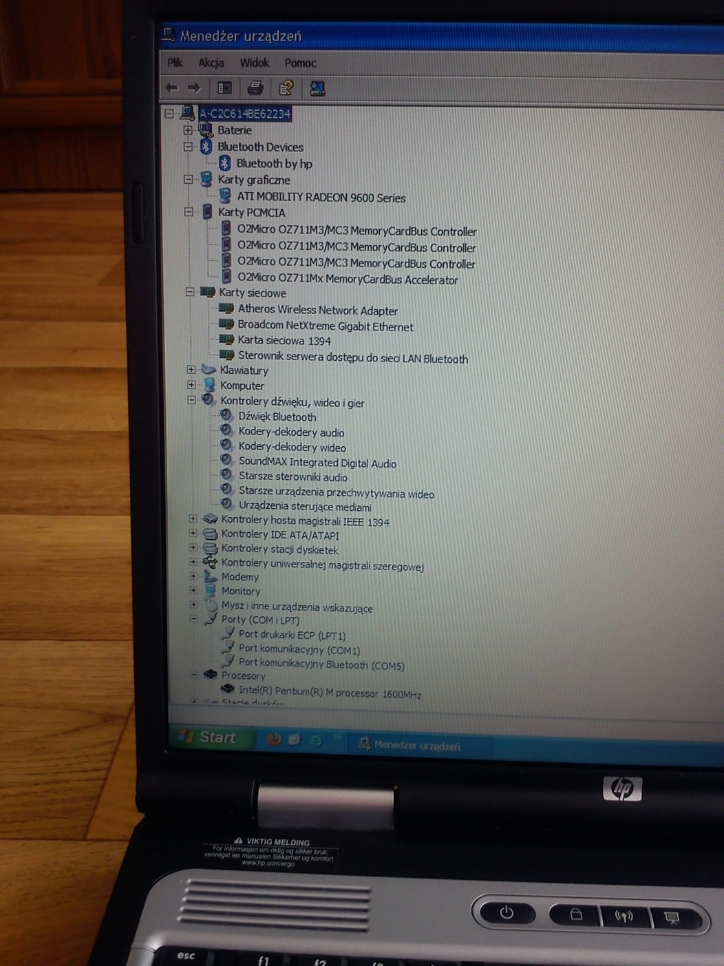 [Sprzedam] HP Compaq NC8000, oraz ZALMAN VF3000N NOWE, Samsung NC10