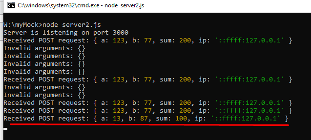 Node.js as a mini HTTP server, testing GET and POST queries, JSON ...