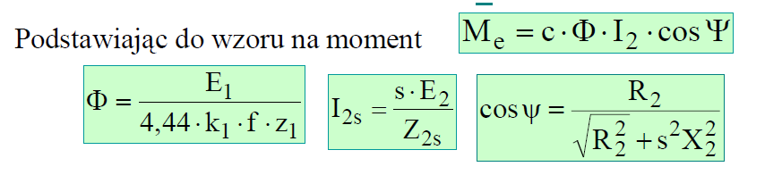 Wyznaczanie sprawności silnika indukcyjnego oraz momentu