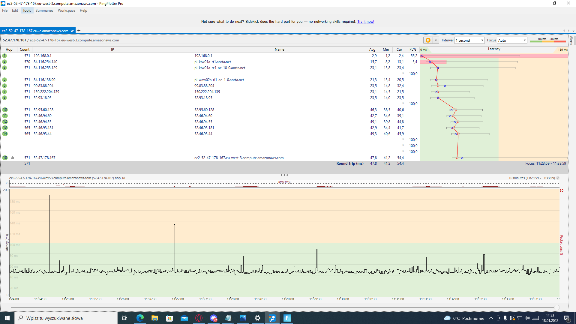 Opóźnienia w grach mimo niskiego pingu - UPC 300/20, połączenie ethernet