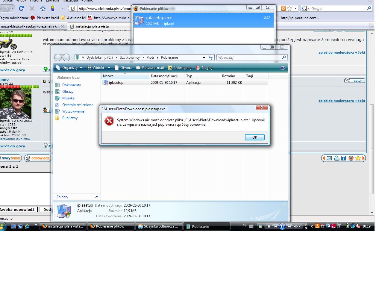 Jak zainstalować Ipla na Windows Vista? Problem z uruchomieniem aplikacji