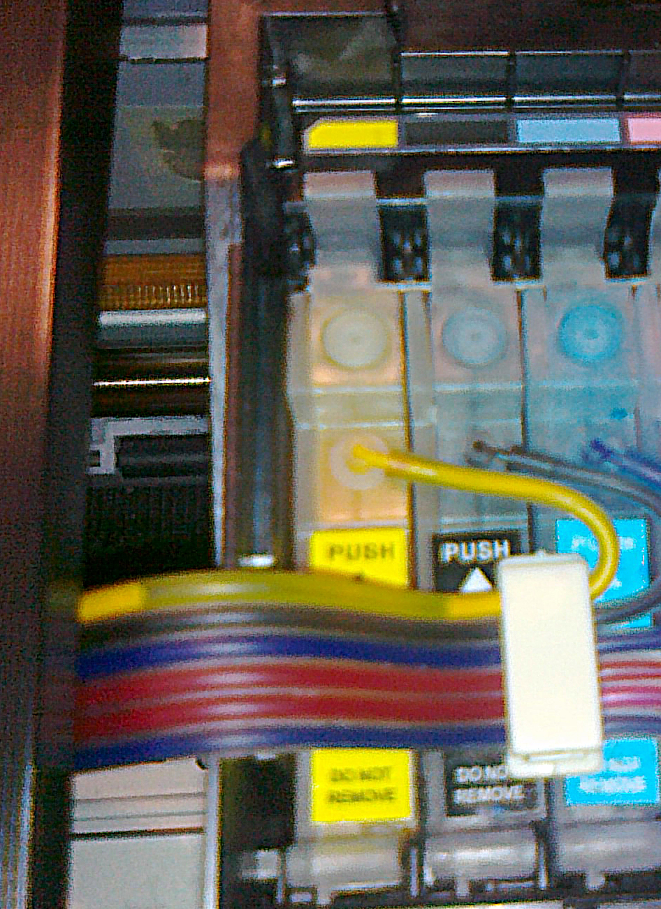 Epson Stylus Photo P50 - z sześciu kolorków wychodzą tylko 5