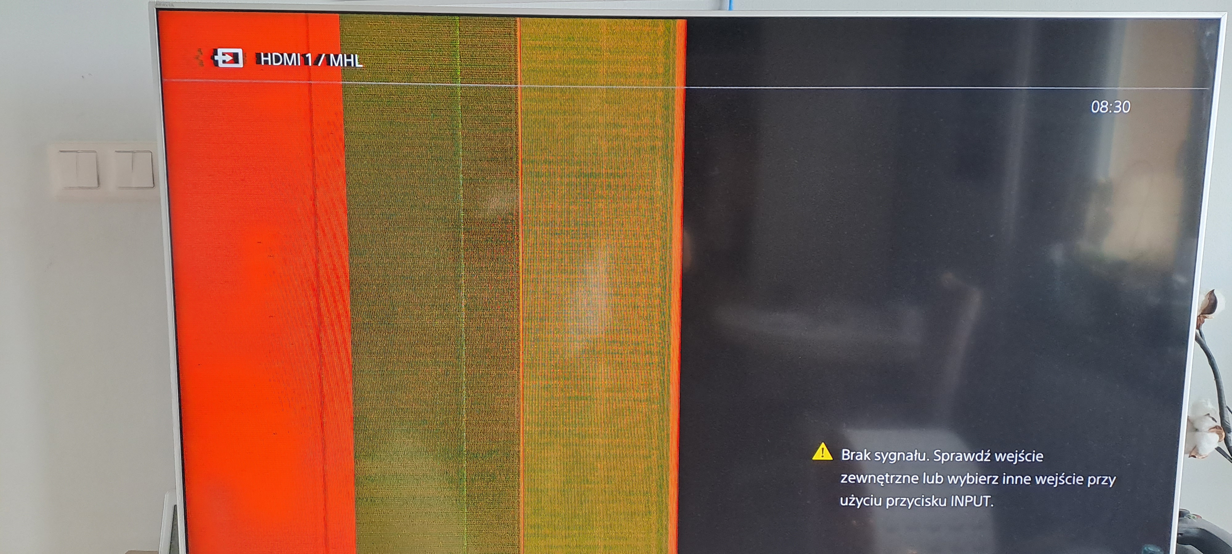 Zniekształcony obraz w telewizorze Sony KDL50W807C - czy uszkodzona ...