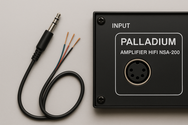 Palladium NSA-200 H50565 - gdzie podłączyć wejście