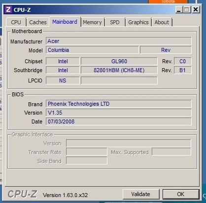 Acer Extensa 5220 - Jaki procesor kompatybilny z GL960 i socket 479 mPGA?