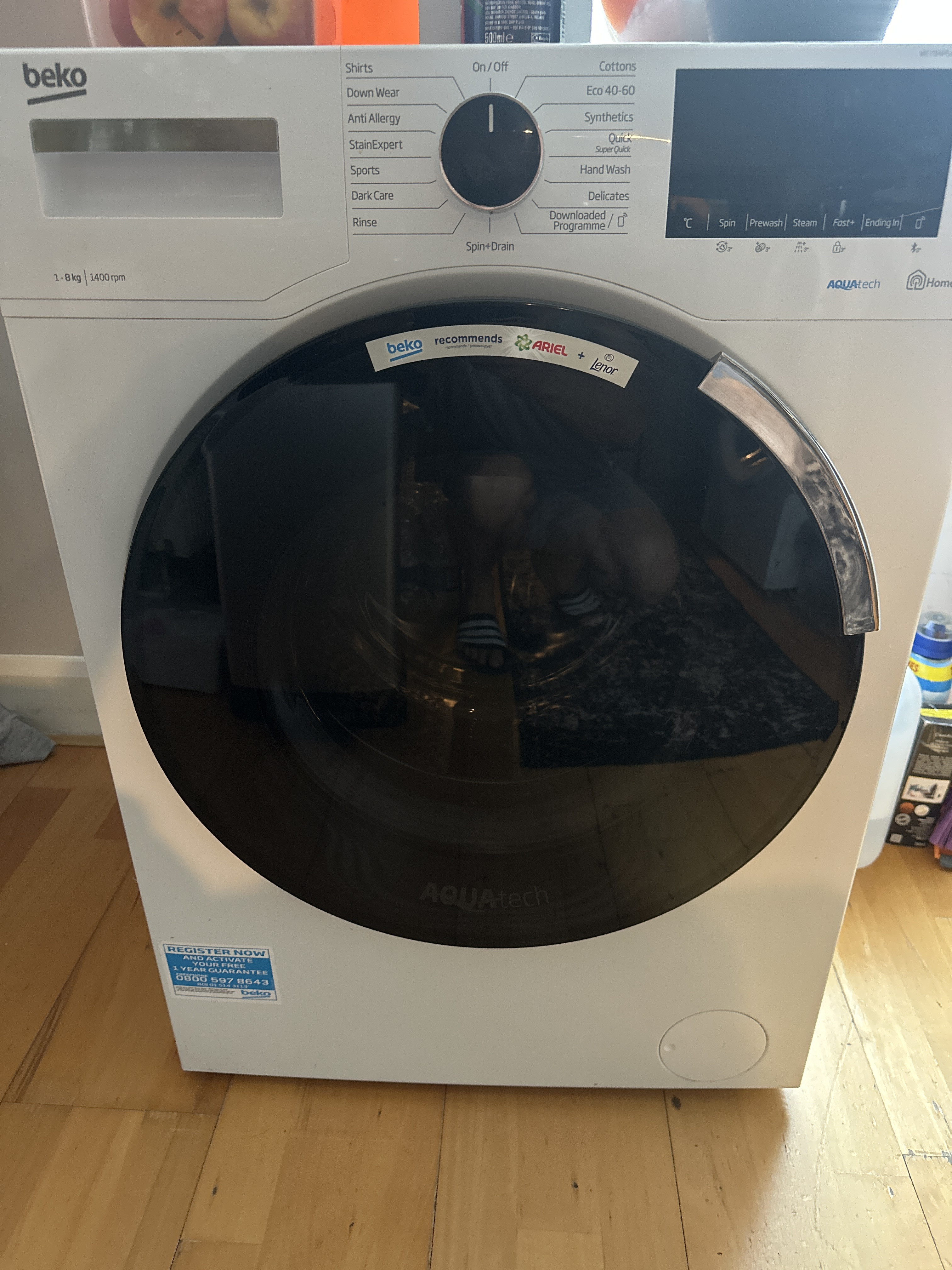 Beko Pro AquaTech WEY84P64EW - miganie światła w bębnie pralki i wyłączanie się urządzenia