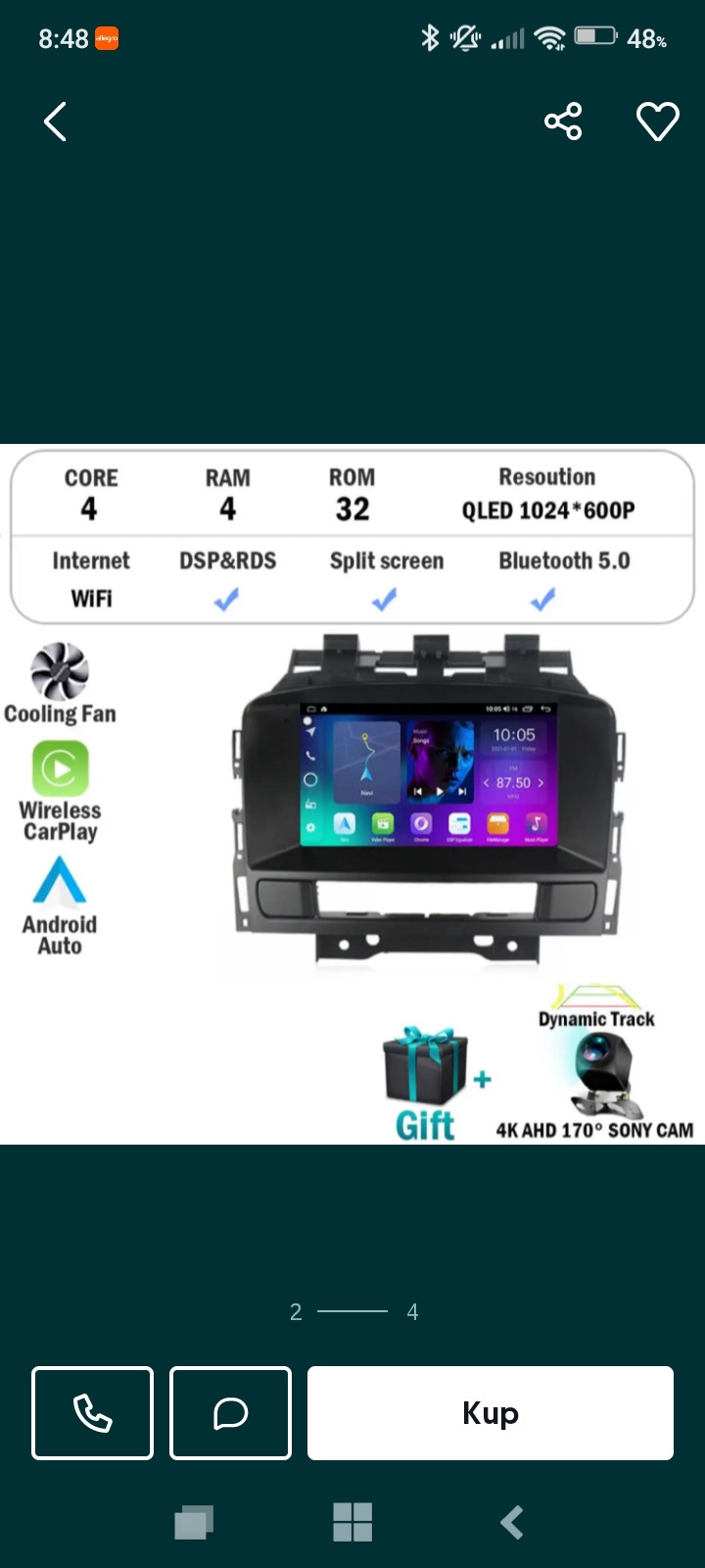 Radio Android 14 nie łączy się z internetem przez kartę SIM, brak opcji ...