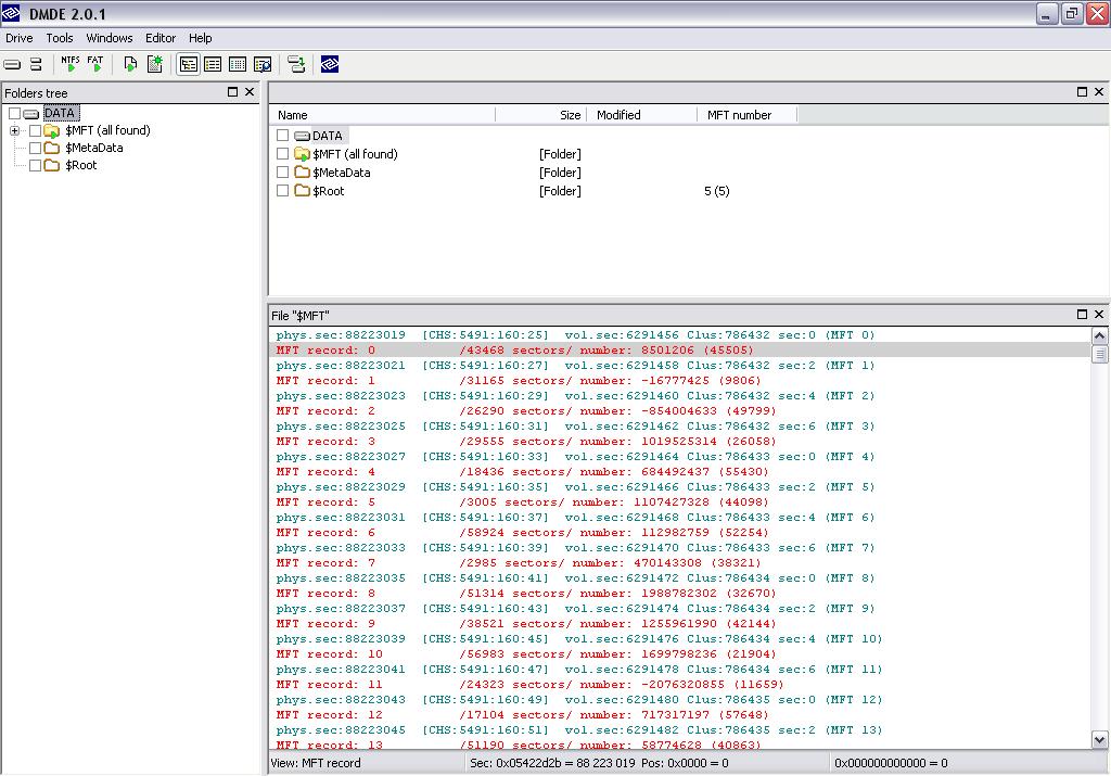 Uszkodzona partycja NTFS-WinXP nie odczytuje dysku D: