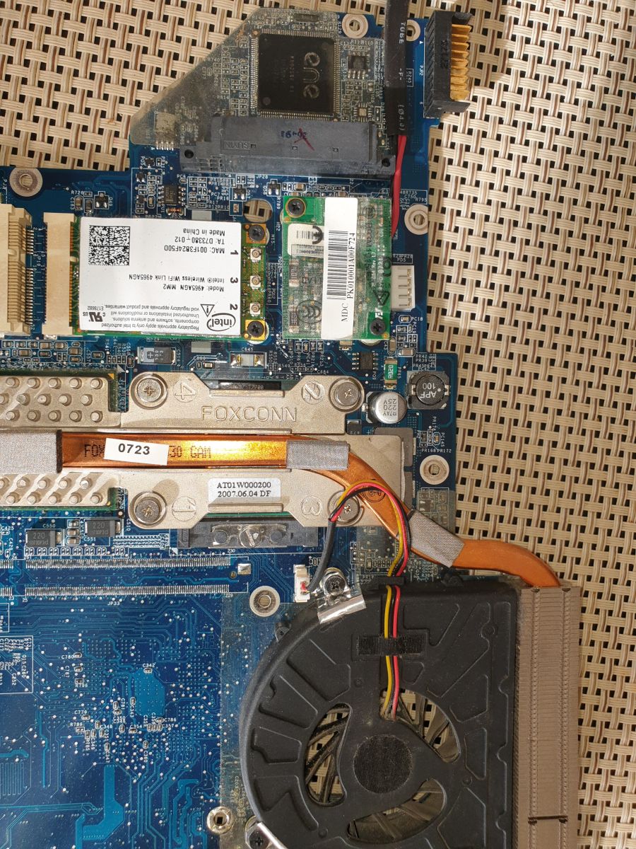 Laptop RM FL 91 - Usunięcie hasła BIOS, kość i wsad dla płyty IFT00 LA ...