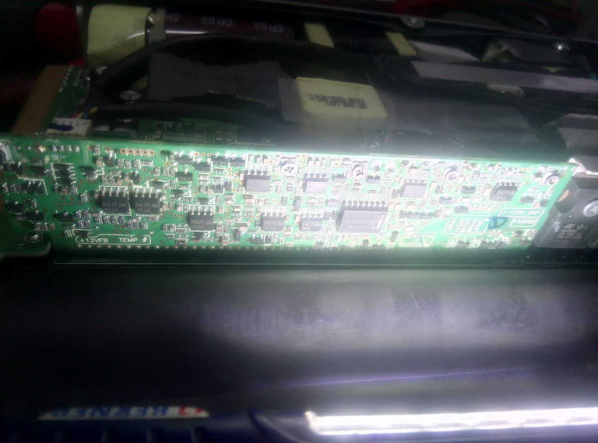 HP DPS 1200fba - jak zwiększyć napięcie wyjściowe śrubą? - 2