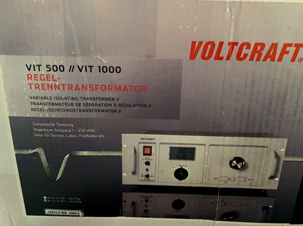 [Sprzedam] Sprzedam nowy transformator separacyjny Voltcraft vit 1000 ...