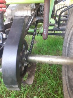 Quad KXD 250 Pro - Naciąganie łańcucha, krok po kroku