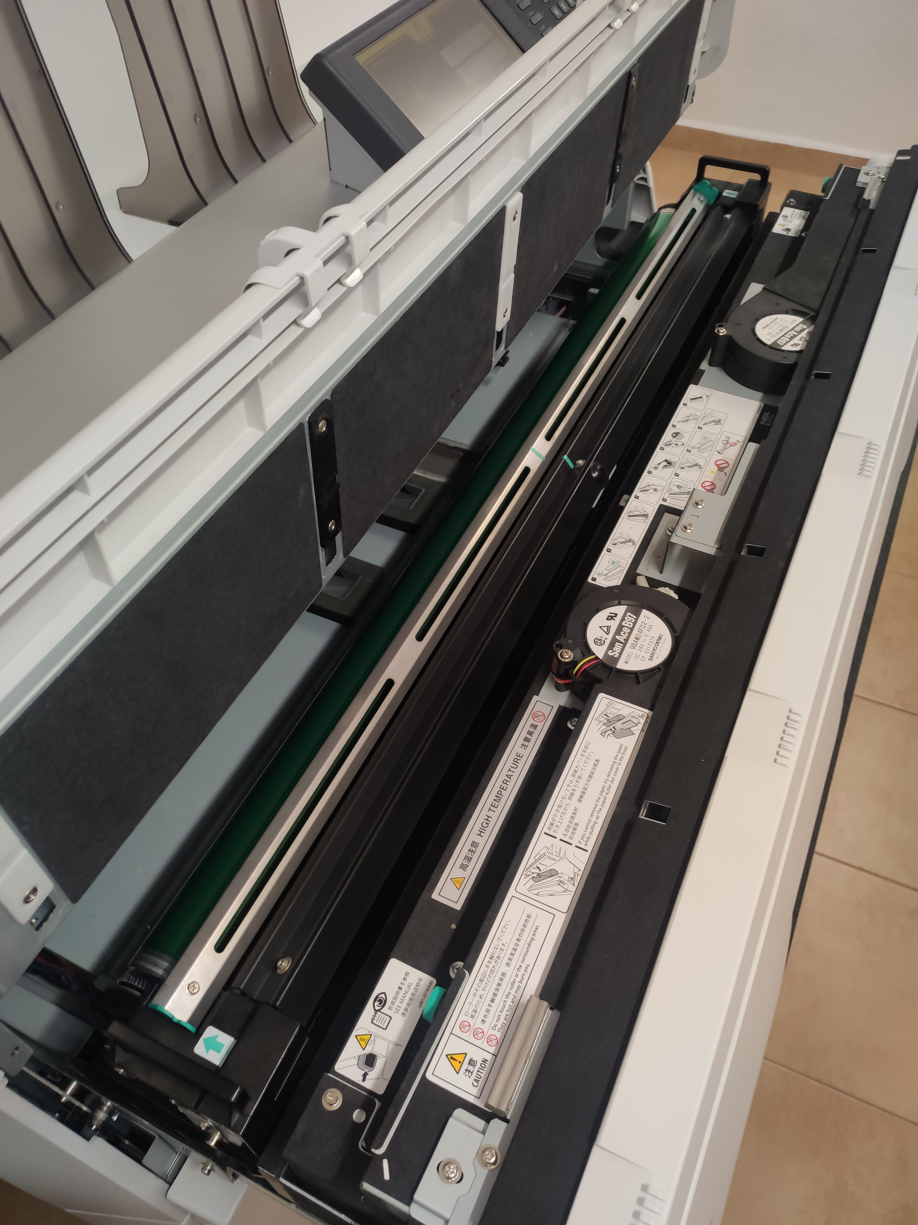 Teriostar/OKI/SEIKO LP-1040-MF - pionowe pasy: regeneracja zużytego ...