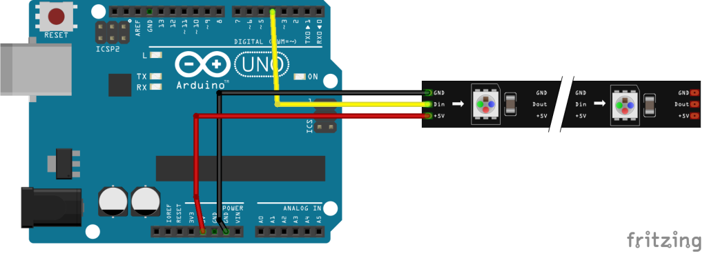 Arduino, WS2813, HC-SR501 - zasilanie i kompatybilność napięć