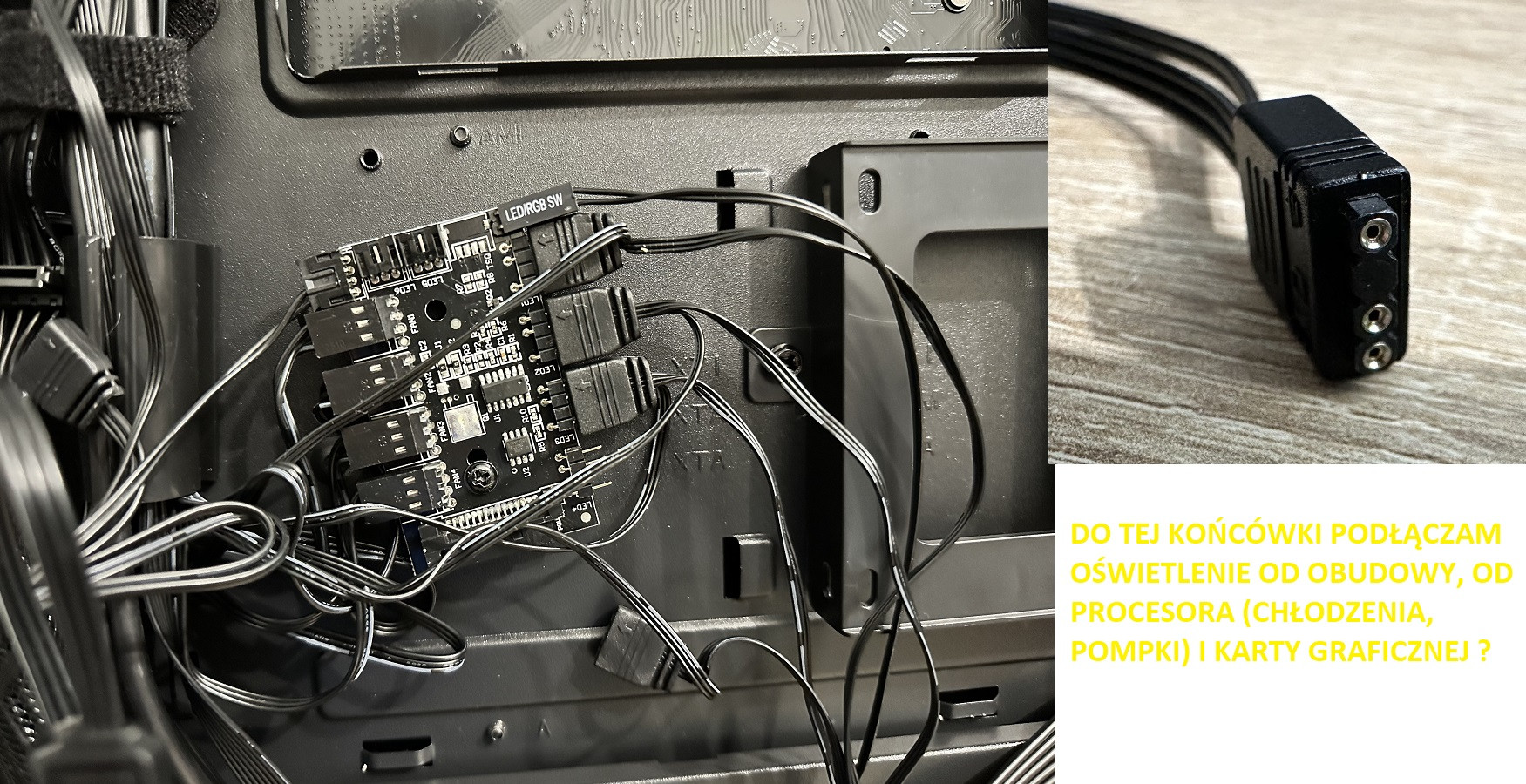 [Rozwiązano] Podłączenie RGB w komputerze - pł. główna, k. graficzna ...