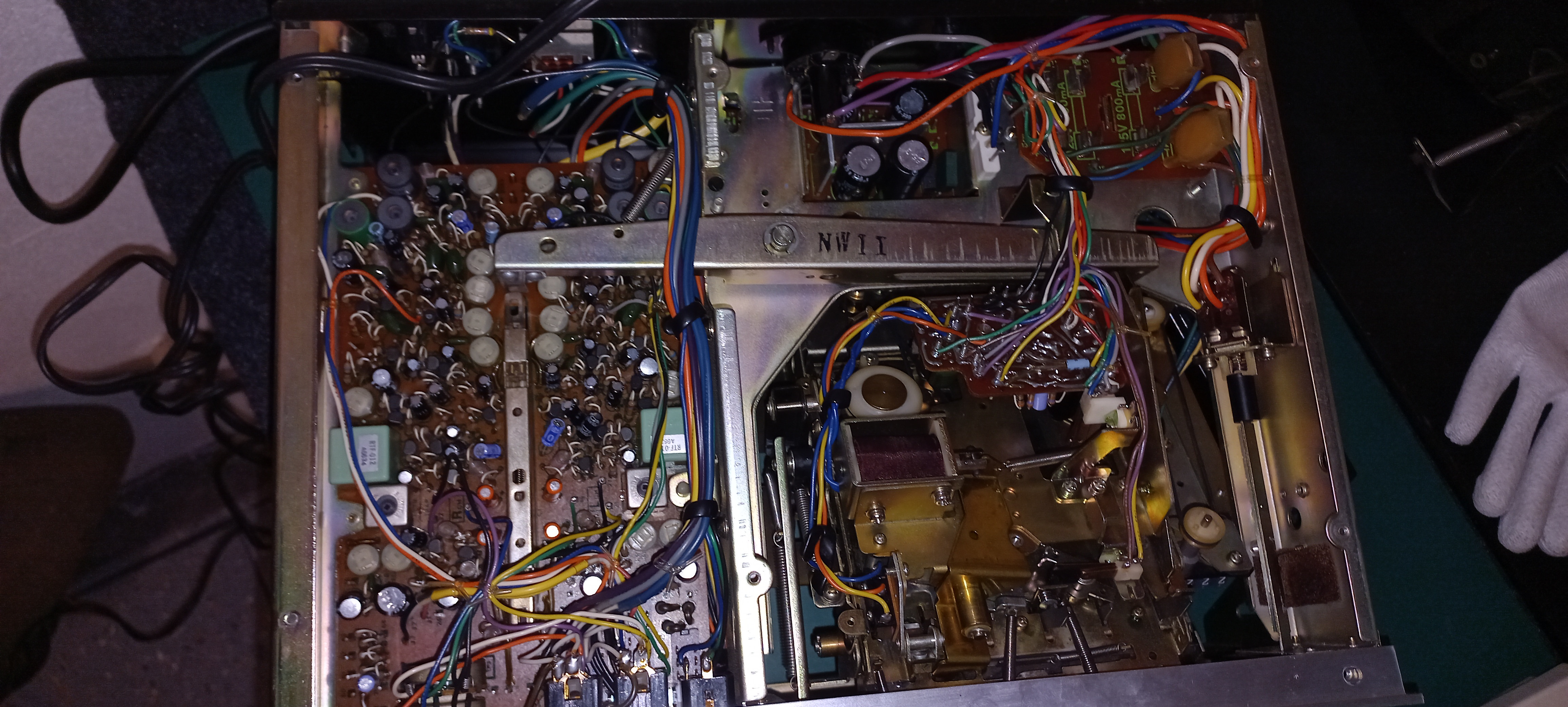 [Rozwiązano] Zwarcie w magnetofonie Pioneer CT-F2121 - prośba o pomoc w ...