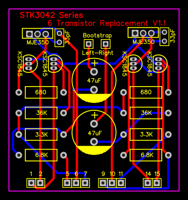 [Rozwiązano] STK3102III - zamiennik oparty na elementach dyskretnych