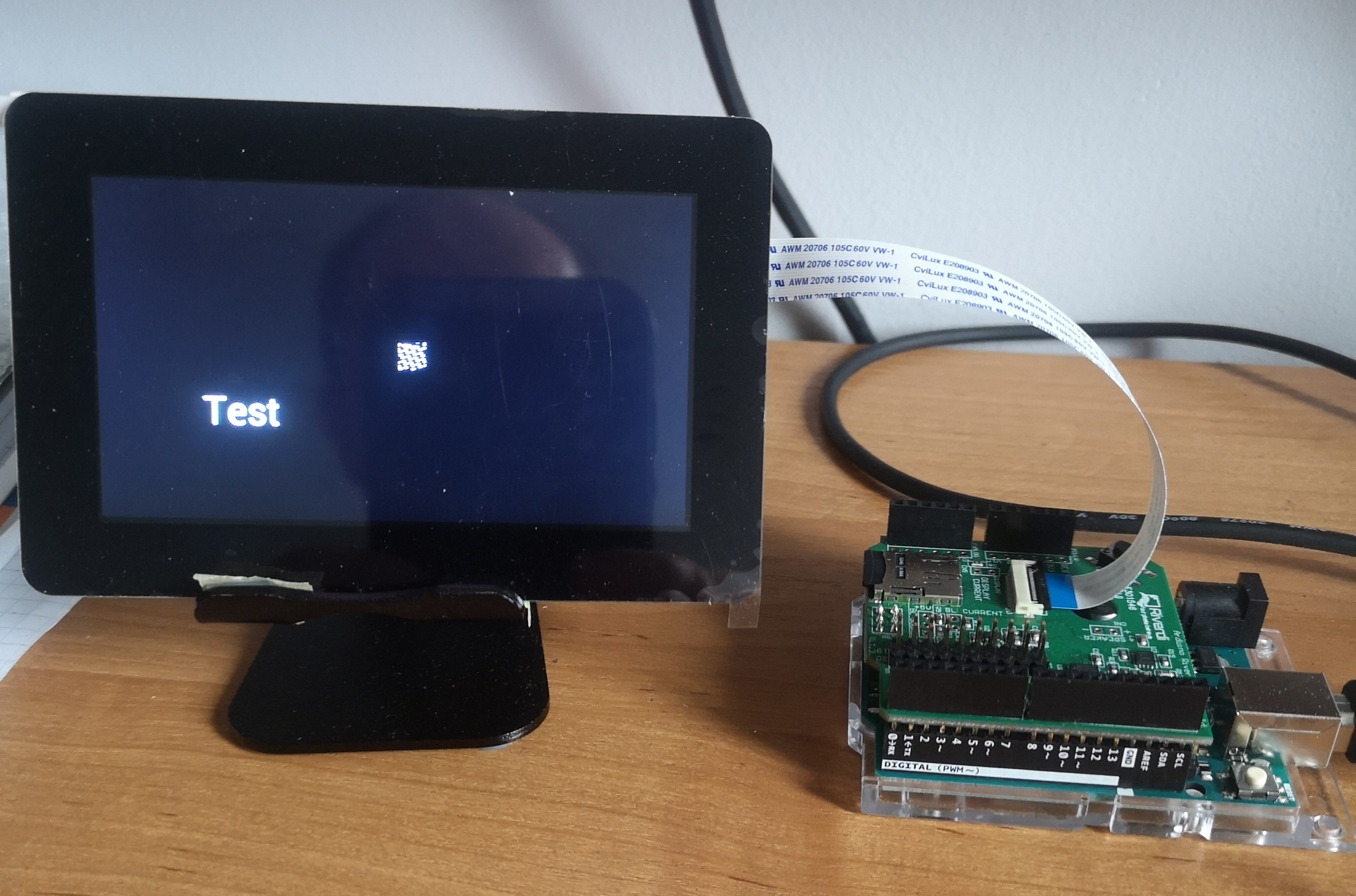 [Rozwiązano] Arduino Uno Rev3 FT801 problem z wyświetlaniem danych z PC