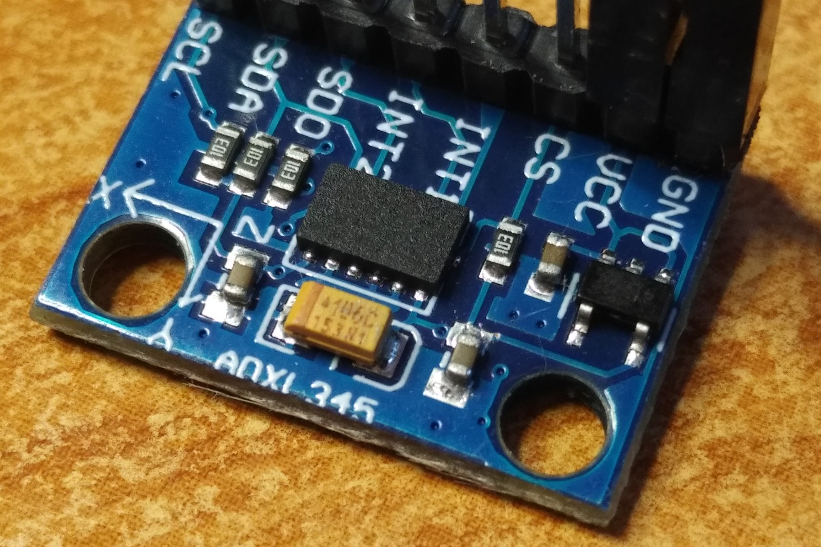 [Rozwiązano] Moduł GY-291 z układem ADXL345 - nadmierna pobierana moc ...