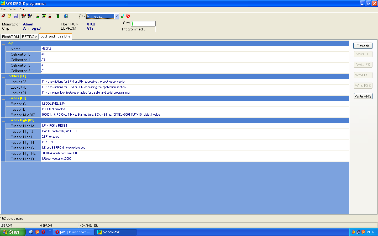 Najprostszy programator pod LPT i problem z ATmega8 - 2