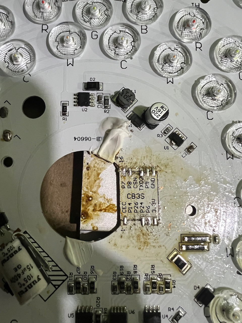 [CB3L/BK7231N] Tuya LSC Smart Ceiling Light RGBCW - Pinout and Teardown ...