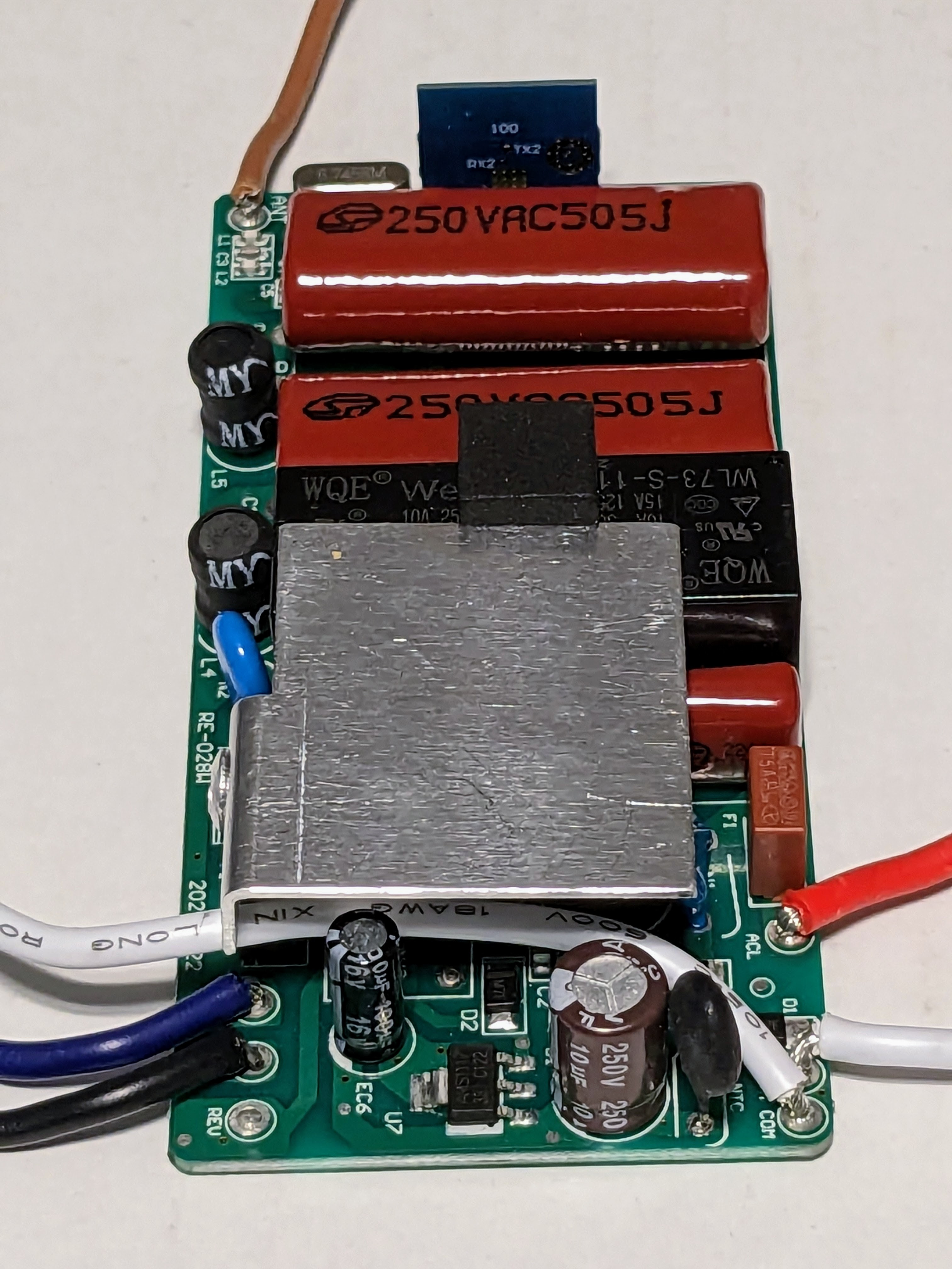 [BK7231/CB2S] Ceiling Fan Controller with Dimmer and RF Remote ...