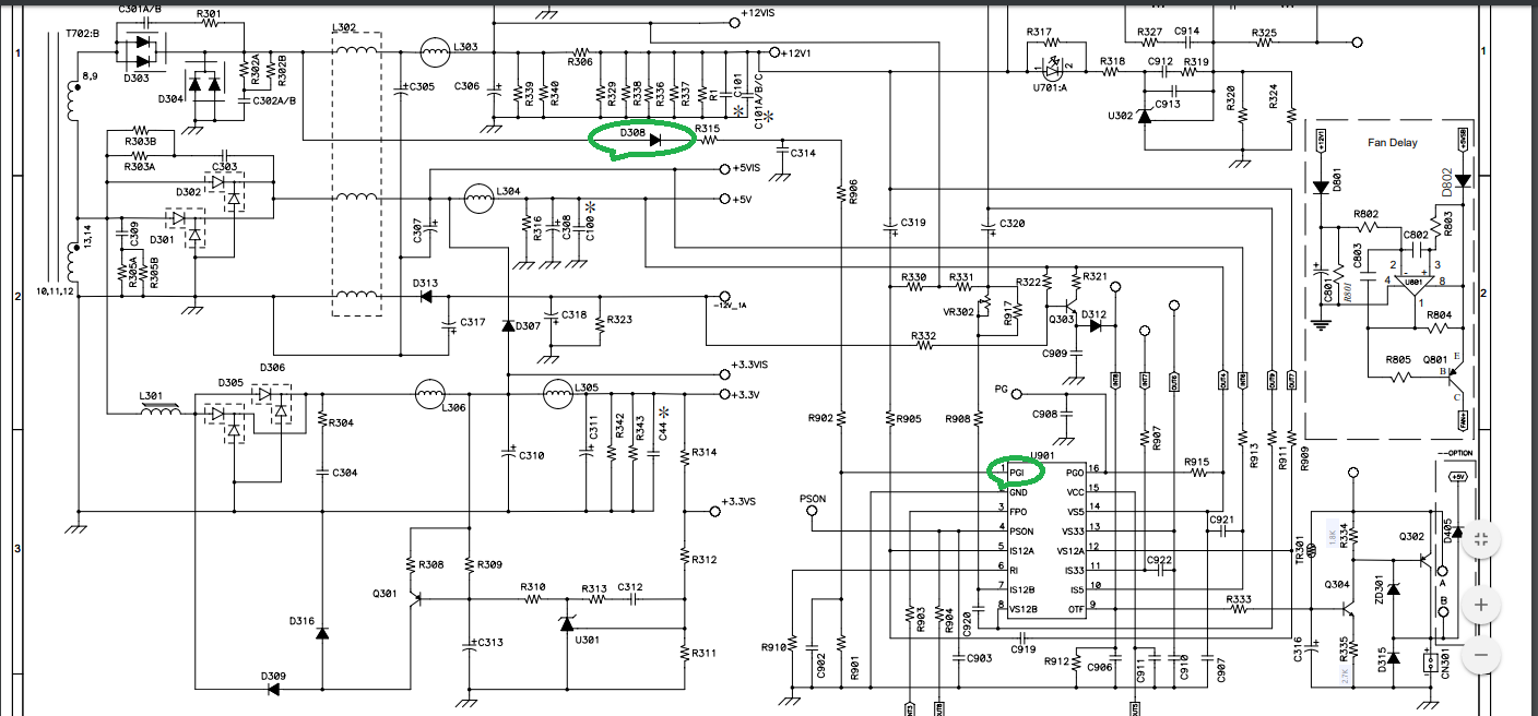 "Cm6800g схема включения"