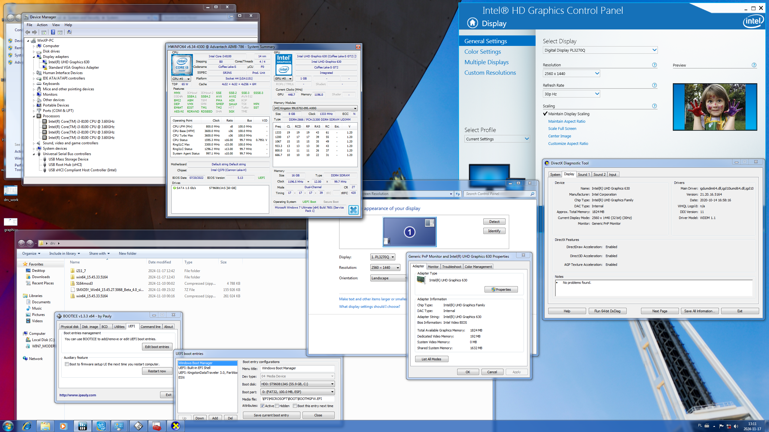 Instalacja Windows 7 x64 na Lenovo Ideapad S145 15ILL 81W8 - zawiesza ...