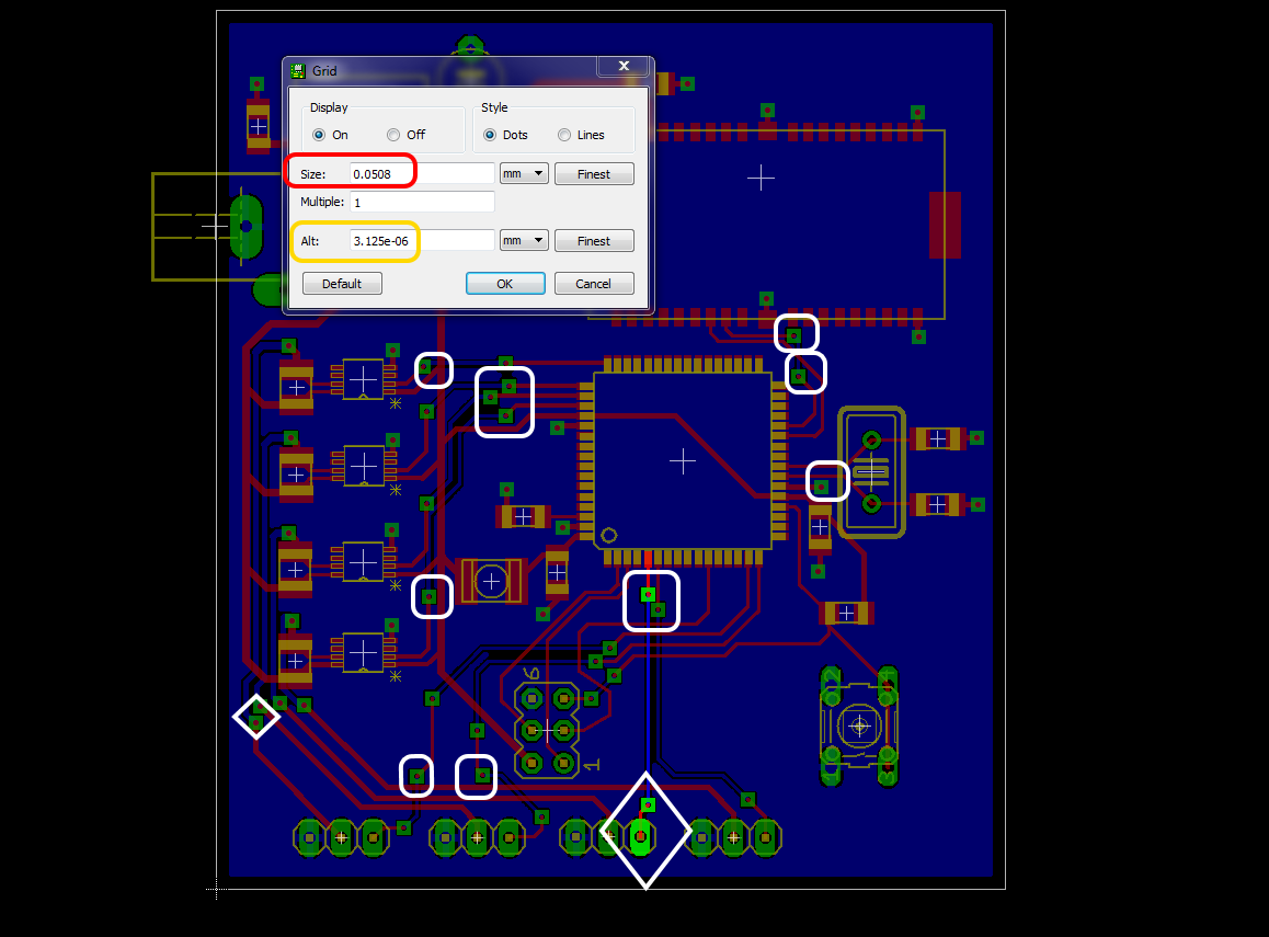 [ATMEGA64][Eagle][Schemat] weryfikacja płytki - kontrola "Servo + ABS"