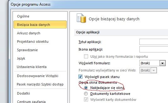 Access i formularze - Jak zmniejszyć formularz do żądanych rozmiarów?