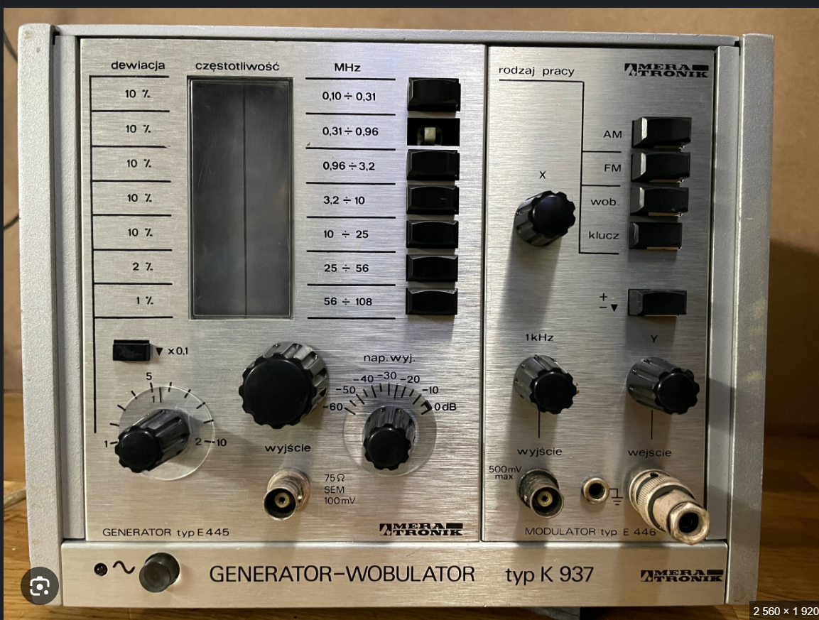 [Kupię] Kupię Wobulator Radiowy Meratronik K937 lub K934