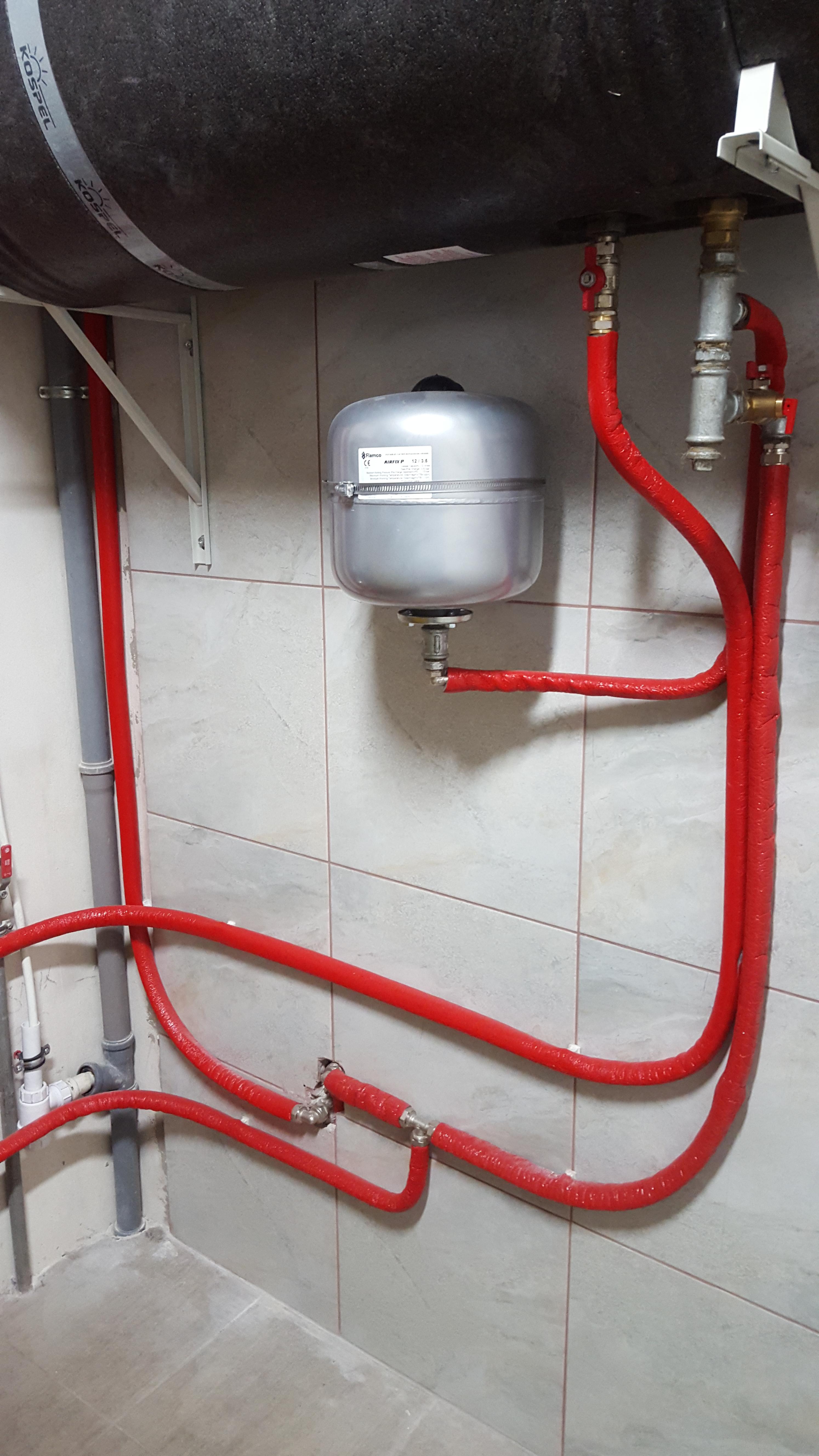 [Inne] schemat podłączenia ogrzewania centralnego z podlogowka