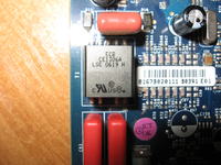 Speedstream 4100 - spalony element po podłączeniu AC