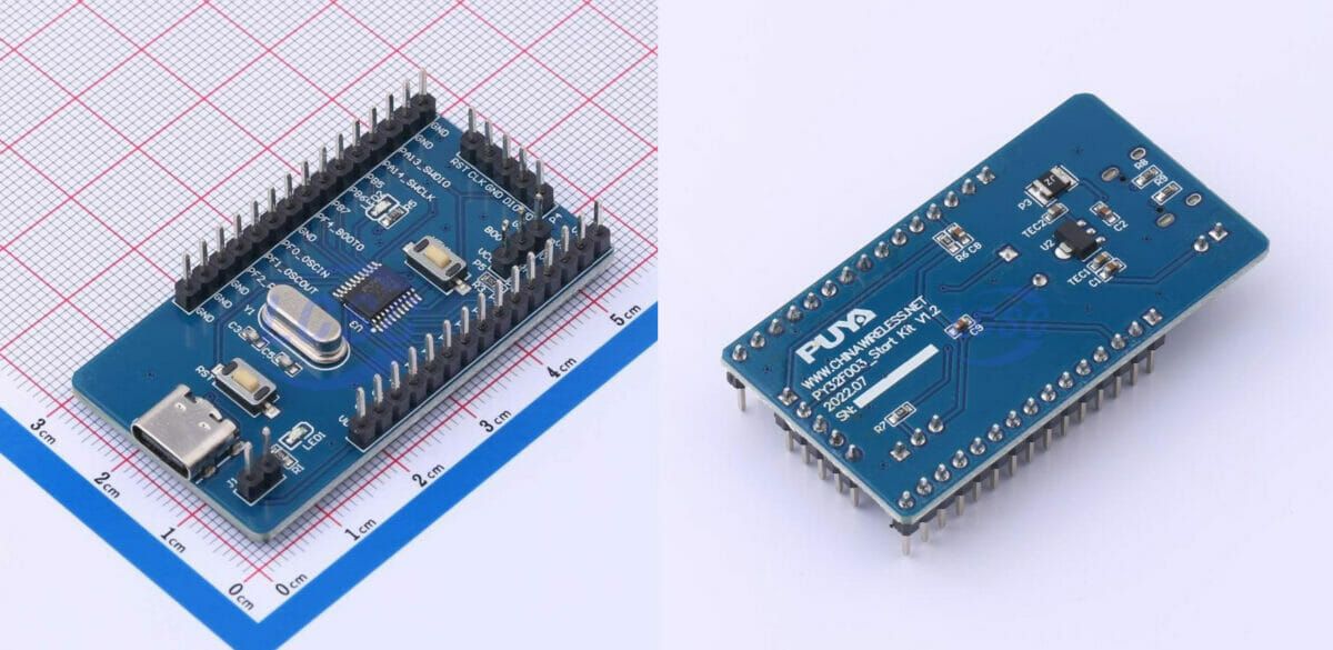 PY32 (PY32F002A) - niewielka, niedroga płytka prototypowa z ARM Cortex-M0+