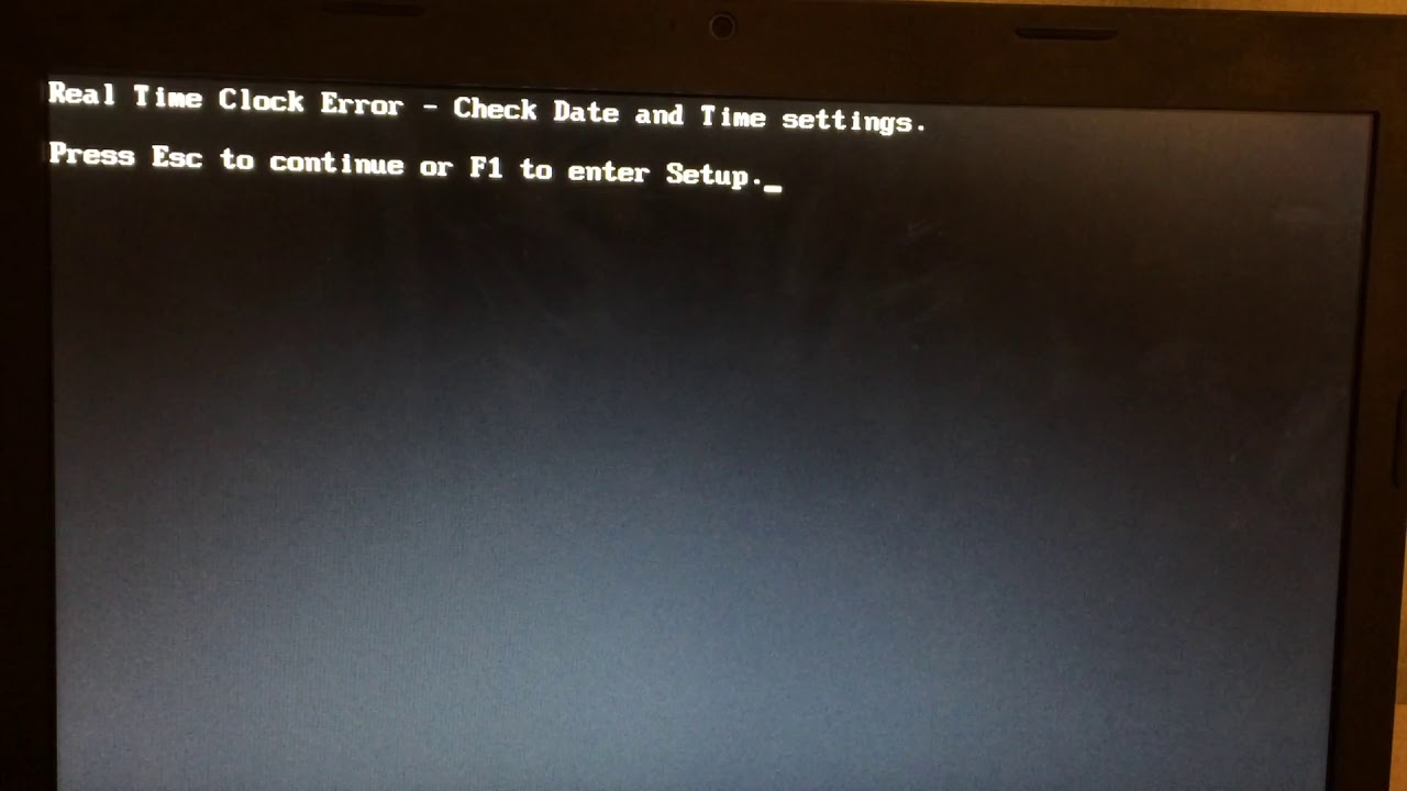 [Rozwiązano] Real time clock error w laptopie Lenovo ThinkPad T430s