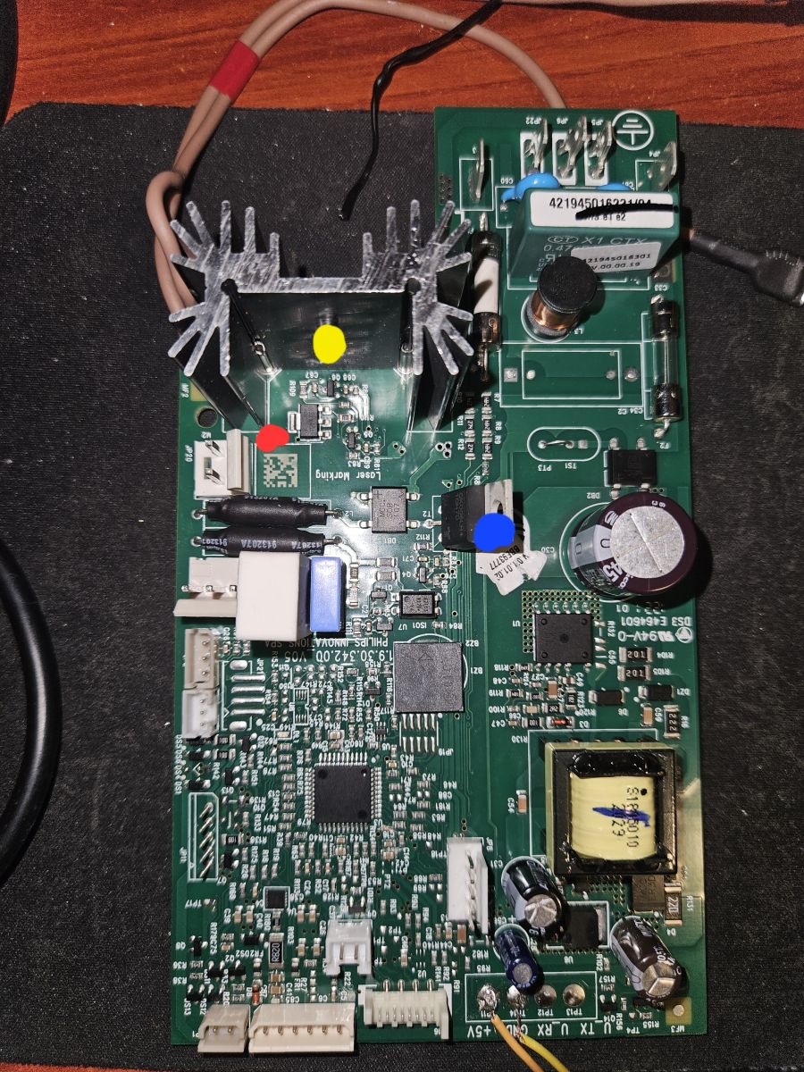 Identyfikacja elementu SOT-23 351AV na płytce Saeco 6580 – tranzystor ...