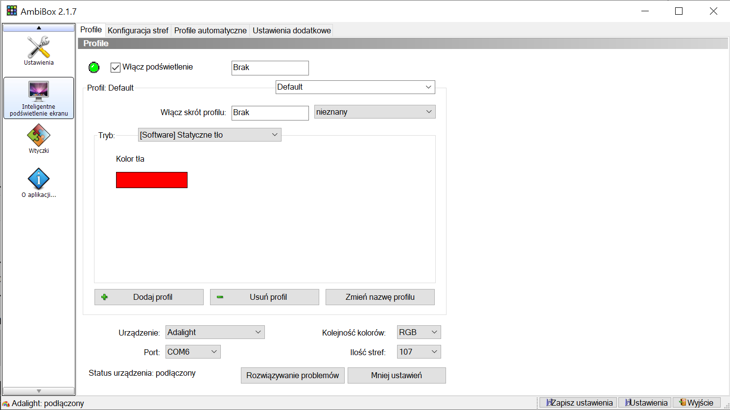 AmbiBox Led Kit 2M 60Leds - po przycięciu świeci 1 dioda, co robić?
