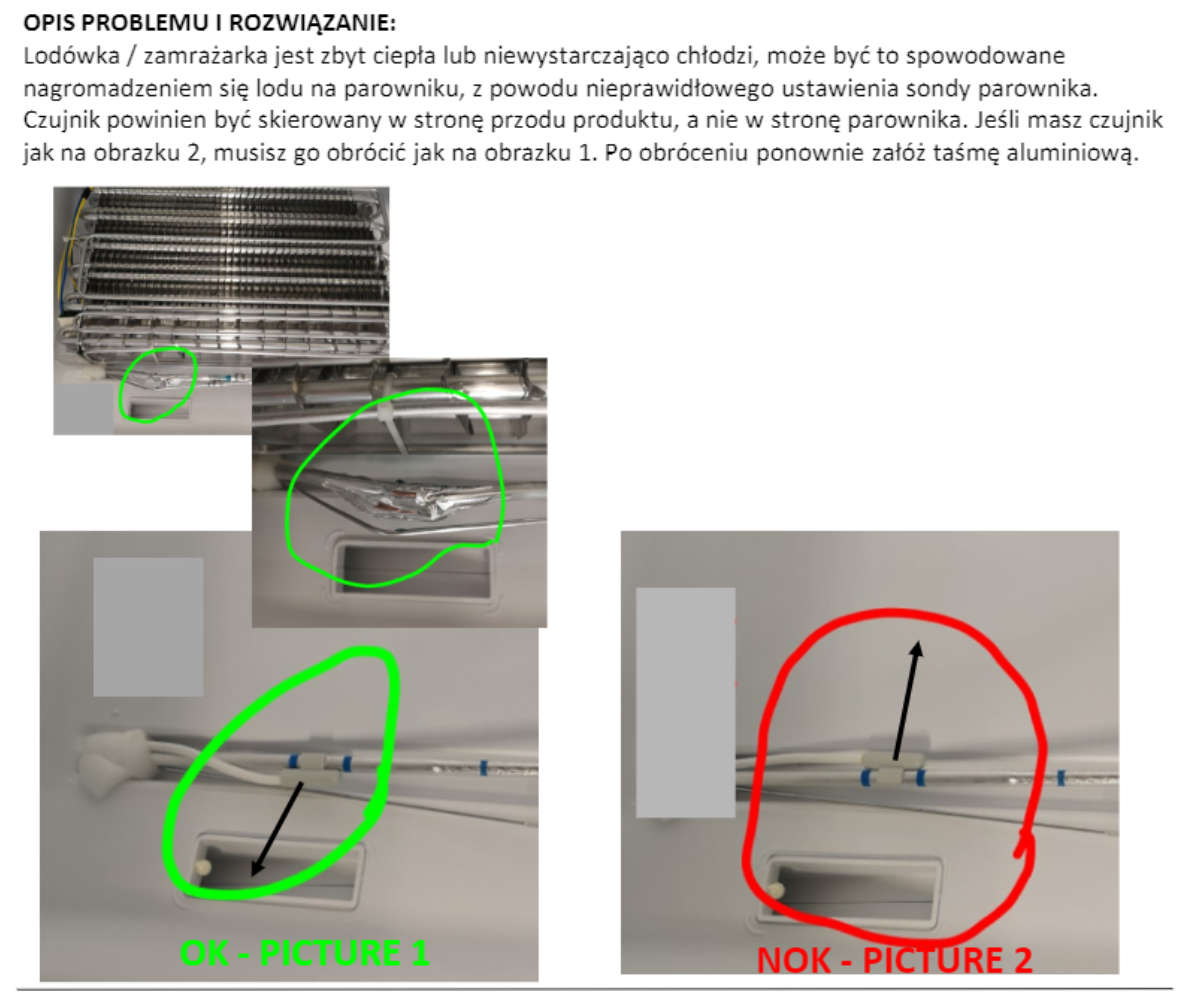 [Rozwiązano] Hotpoint Ariston LH8FF2OCH lodówka wartości i lokalizacja ...
