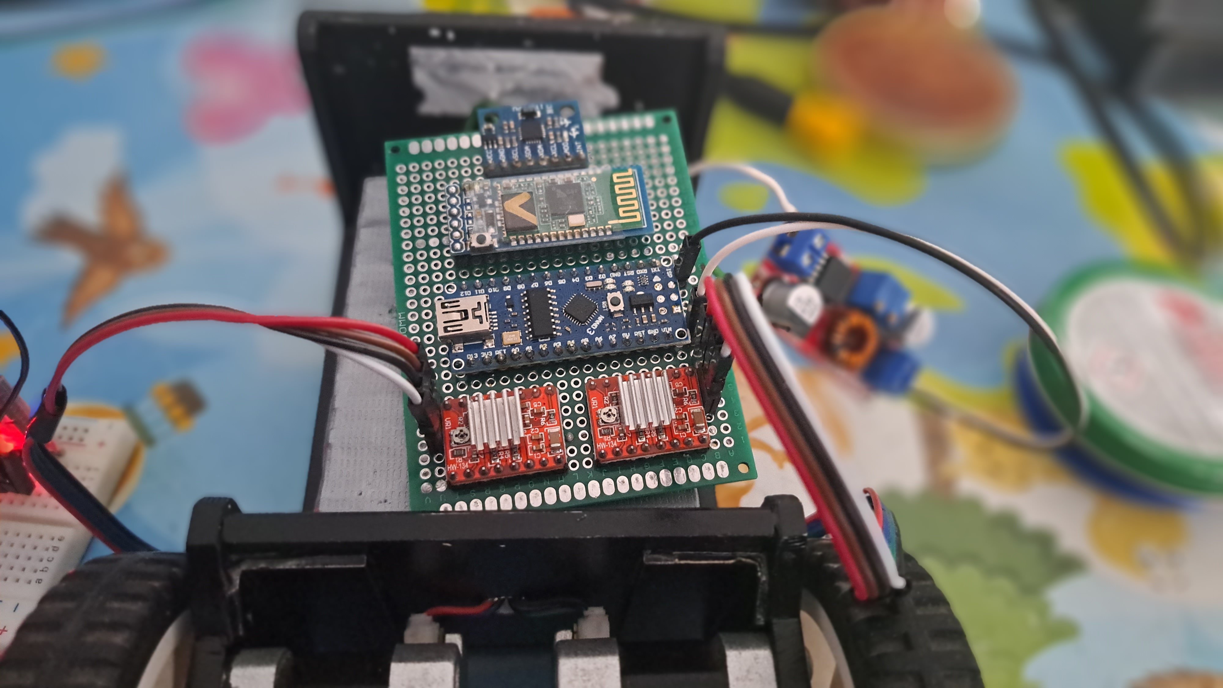 Robot Balanser z Arduino NANO, MPU6050, HC-05 - problem z komunikacją i sterowaniem