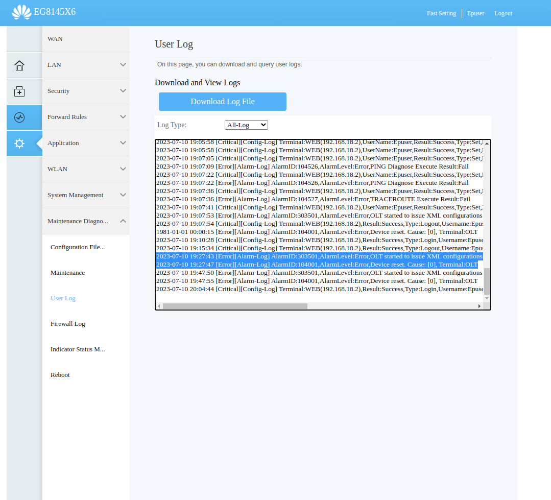 Vectra, modem EG8145X6 i router ASUS - elektroda.pl