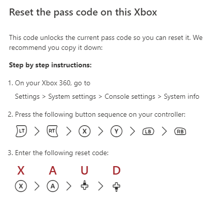 Jak zresetować kod kontroli rodzicielskiej na XBOX 360? - 7