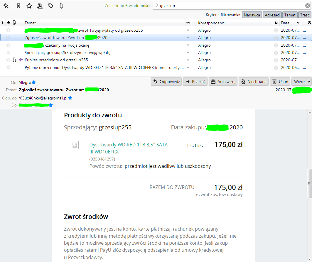 Konfiguracja PC do pracy ciągłej 24/7/365 z bazą SQL: RAM 8GB, dysk WD ...