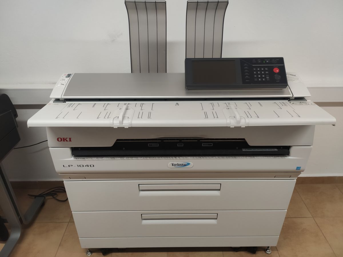 Teriostar/OKI/SEIKO LP-1040-MF - pionowe pasy: regeneracja zużytego ...