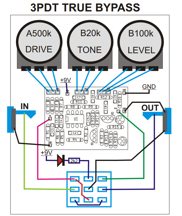 TS9 DIY Efekt Gitarowy - Brak dzięku ,robiony z 2 schematów
